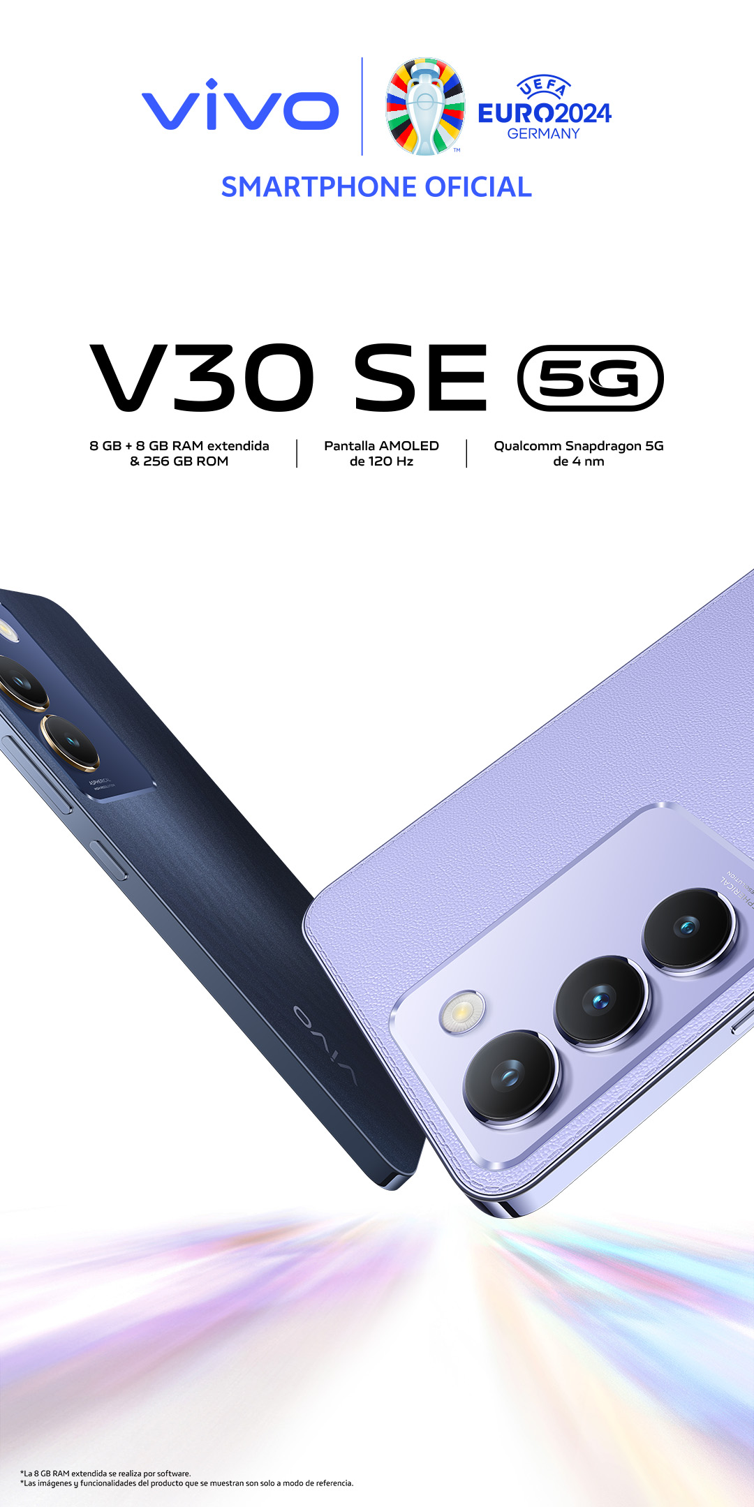 vivo V30 SE-Conectividad 5G, Diseño Elegante | vivo Colombia