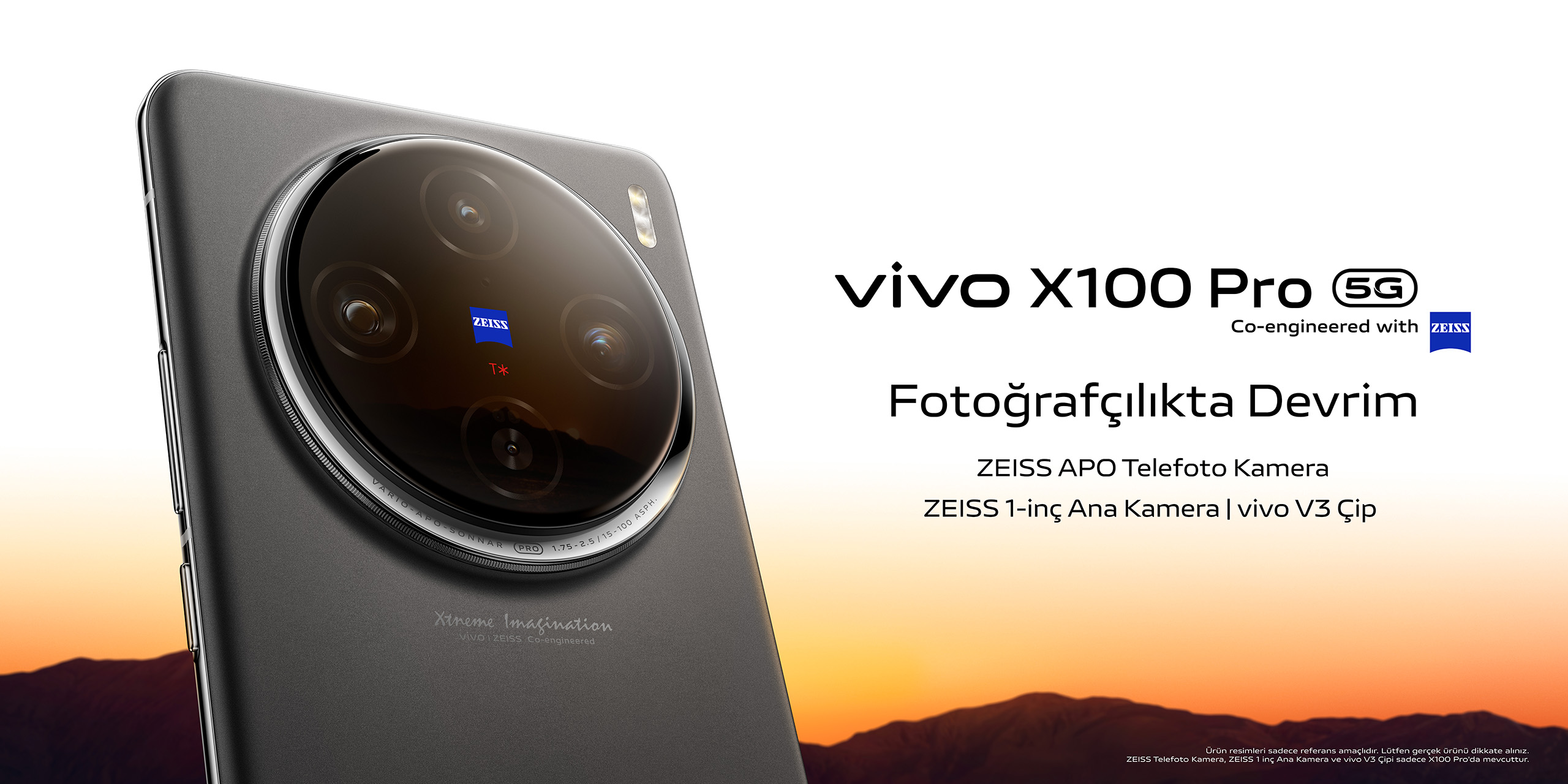 vivo X100 Pro-ZEISS 1-inch Main Camera+vivo V3 Chip | vivo Global