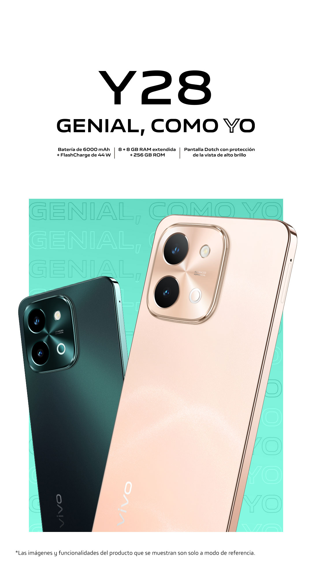 vivo Y28: pantalla con protección de la vista, batería duradera | vivo ...